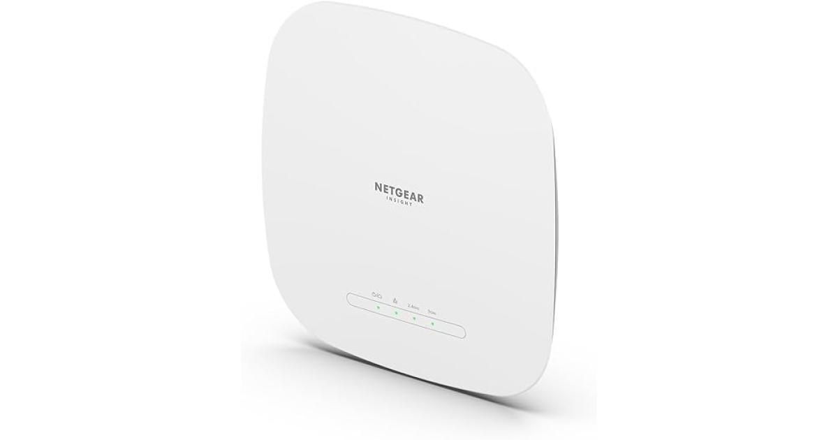 NETGEAR Cloud Managed Wireless Access Point (WAX615) - WiFi 6 Dual-Band ...