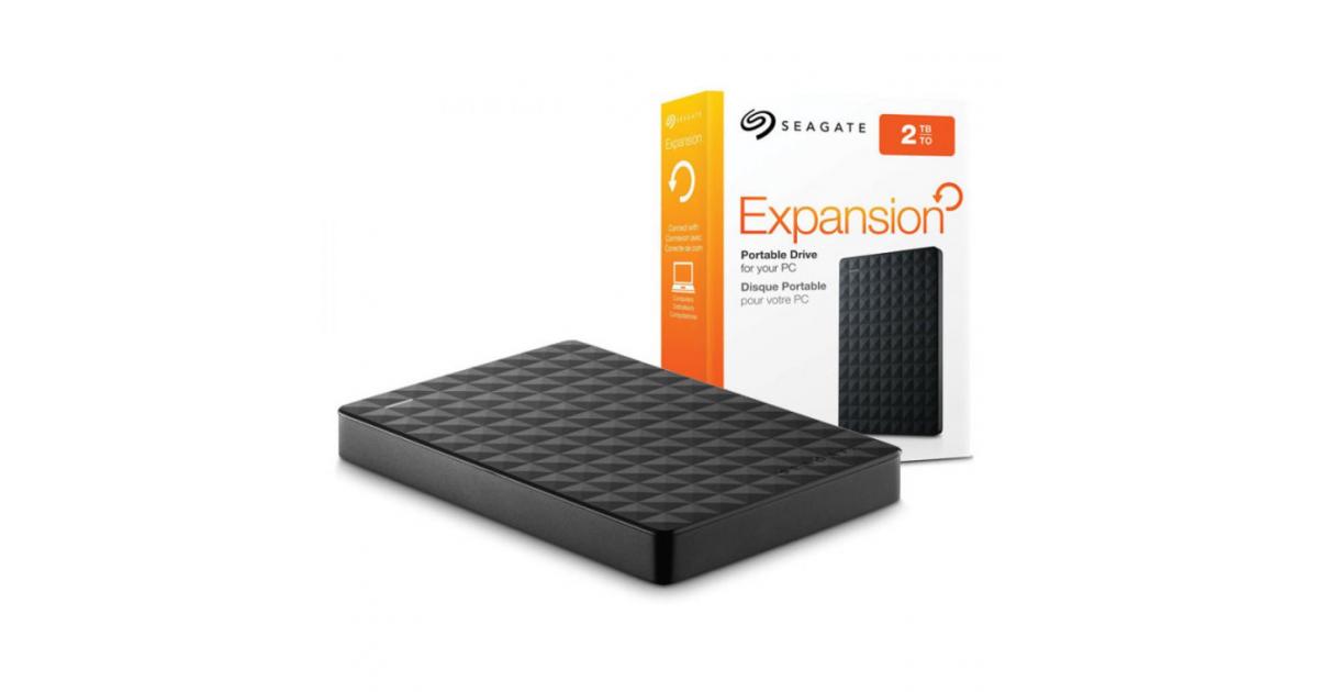 Seagate Expansion 2TB USB 3.0 Portable External Hard Drive, Black ...