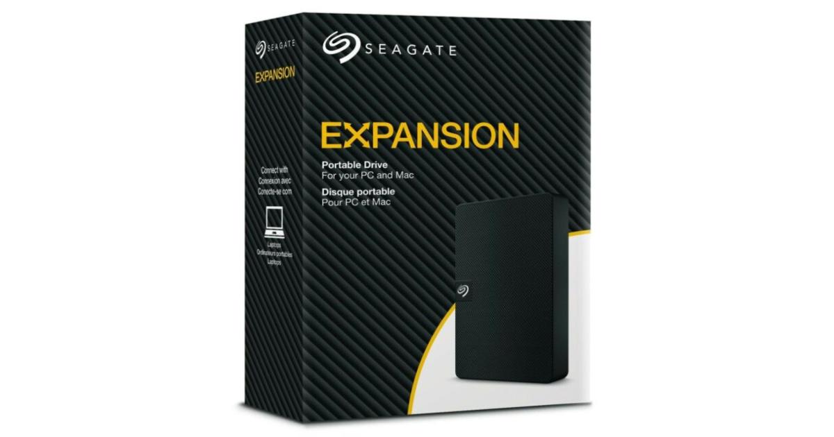 Seagate Expansion 1TB USB 3.0 Portable External Hard Drive, Black ...