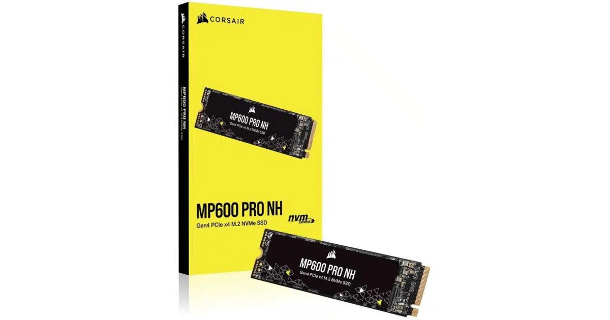 Corsair MP600 PRO NH 2TB Gen4 PCIe 4.0 NVMe M.2 SSD - Sequential Read/Write (7000/5700 MB/s ...