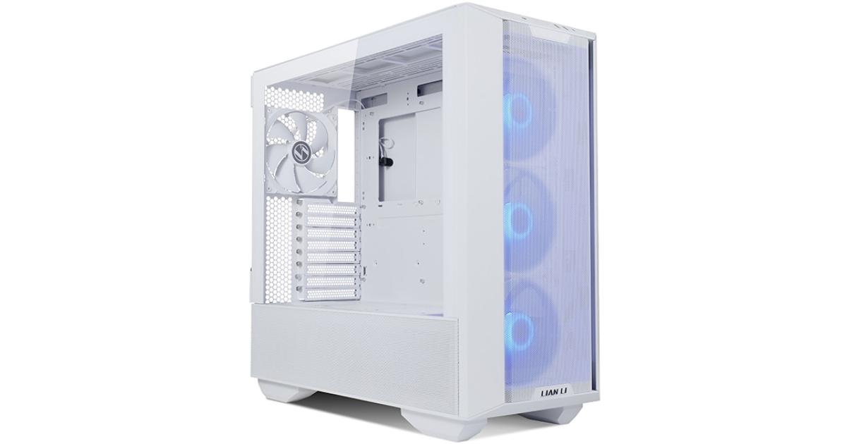 Lian Li LANCOOL 3 (3R-W) MESH (White) ARGB ATX Mid Tower Tempered Glass ...