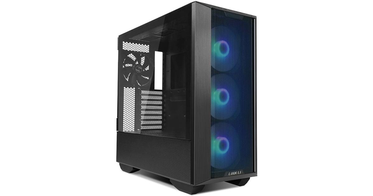 Lian Li LANCOOL 3 (3R-X) MESH (Black) ARGB ATX Mid Tower Tempered Glass ...