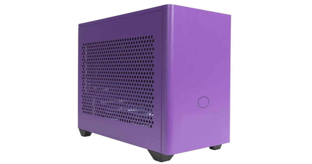 Cooler Master NR200P Purple SFF Small Form Factor Mini-ITX Case with ...