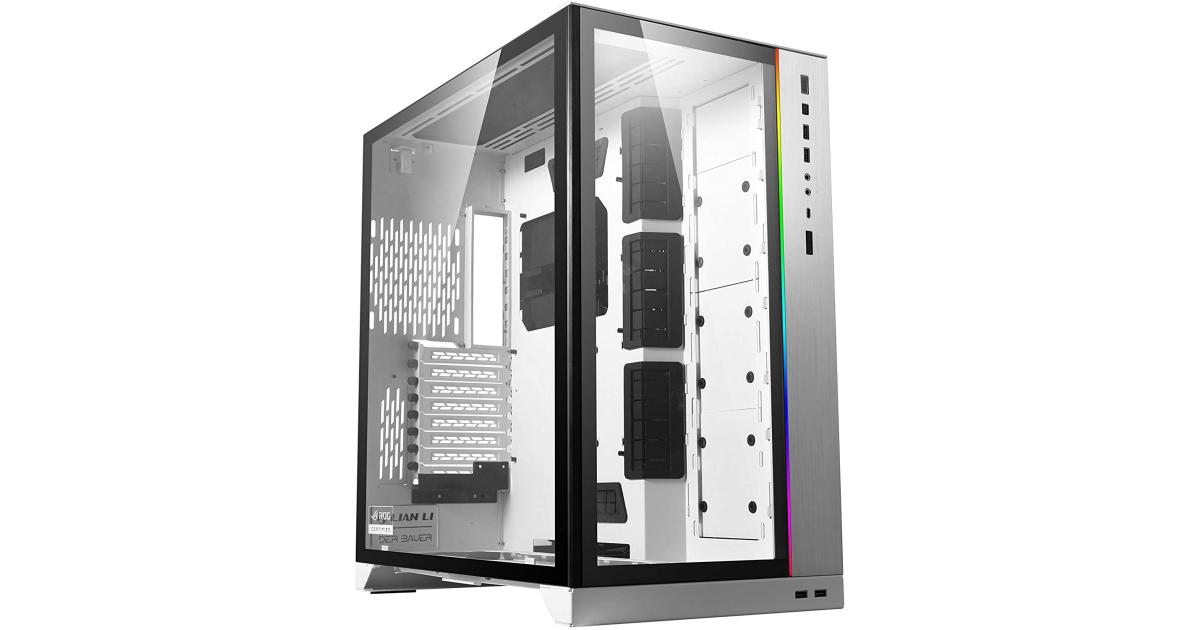 Lian Li O11 Dynamic XL ROG Certified (White) Mid Tower Tempered Glass ...