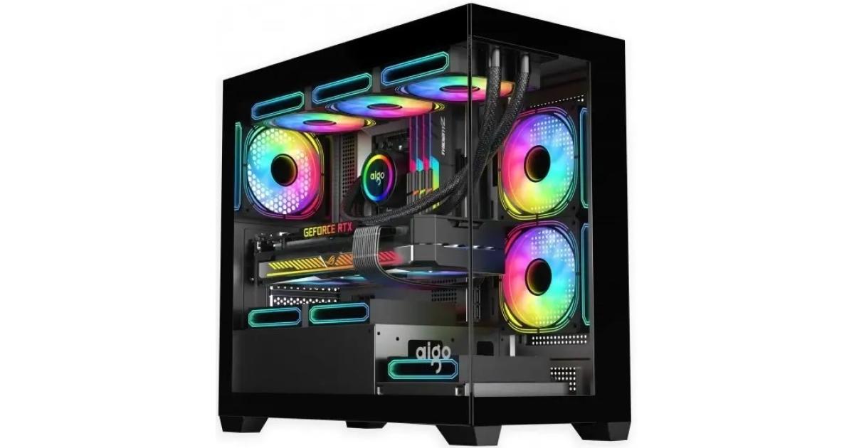 darkFlash C218M Micro ATX Mid Tower Modern Aesthetic ARGB Gaming case ...