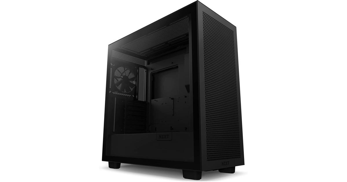 NZXT H7 Flow ATX Tempered Glass Mid Tower Perforated & Ventilated ...