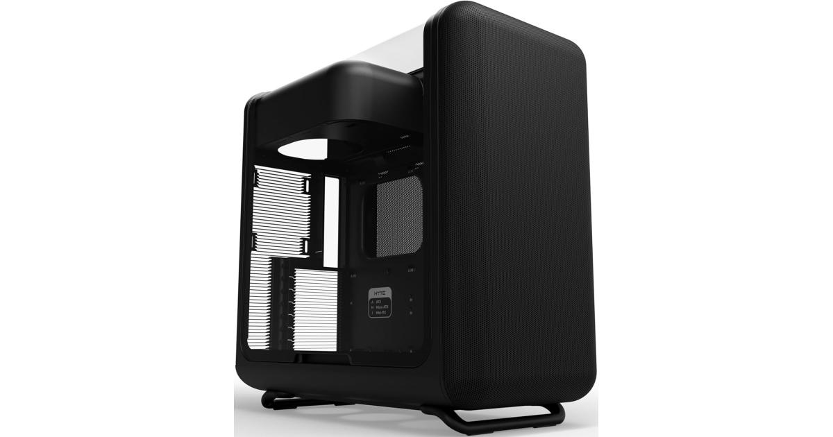 HYTE X50 ATX Mid Tower Modern Performance Case, Micro Mesh Ventilation ...