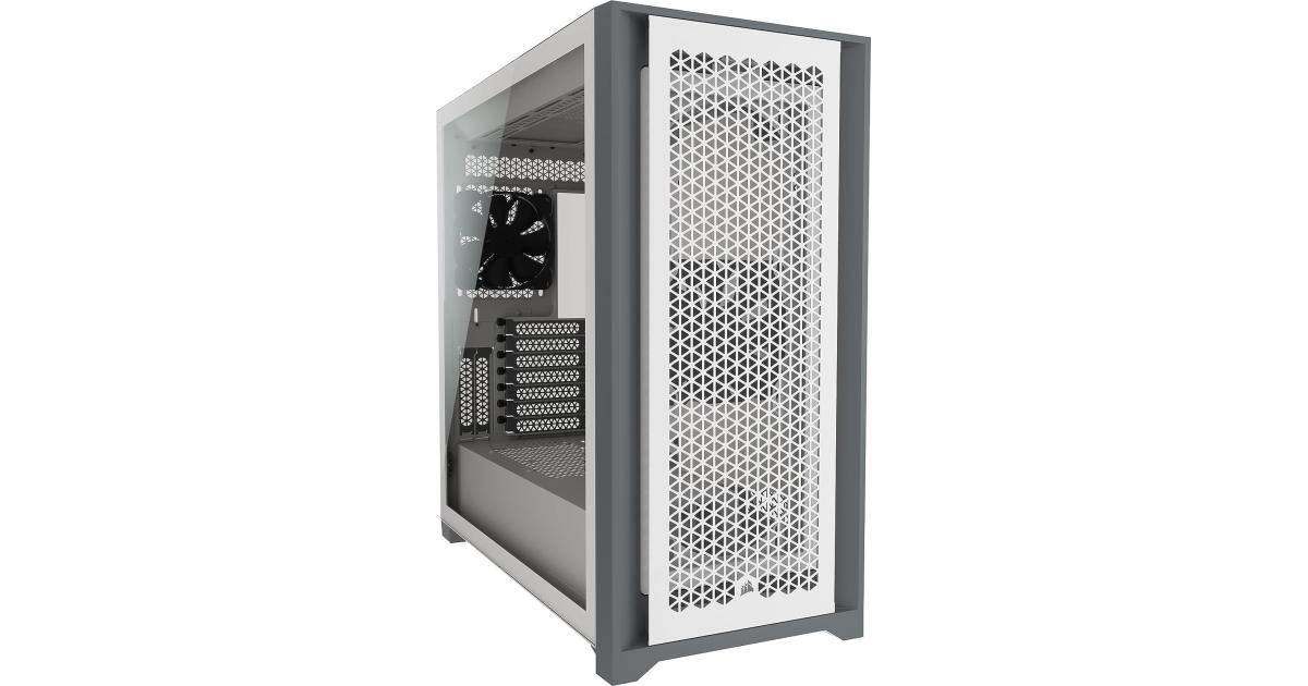 Corsair iCUE 5000D AIRFLOW Tempered Glass Mid-Tower ATX Gaming Case ...