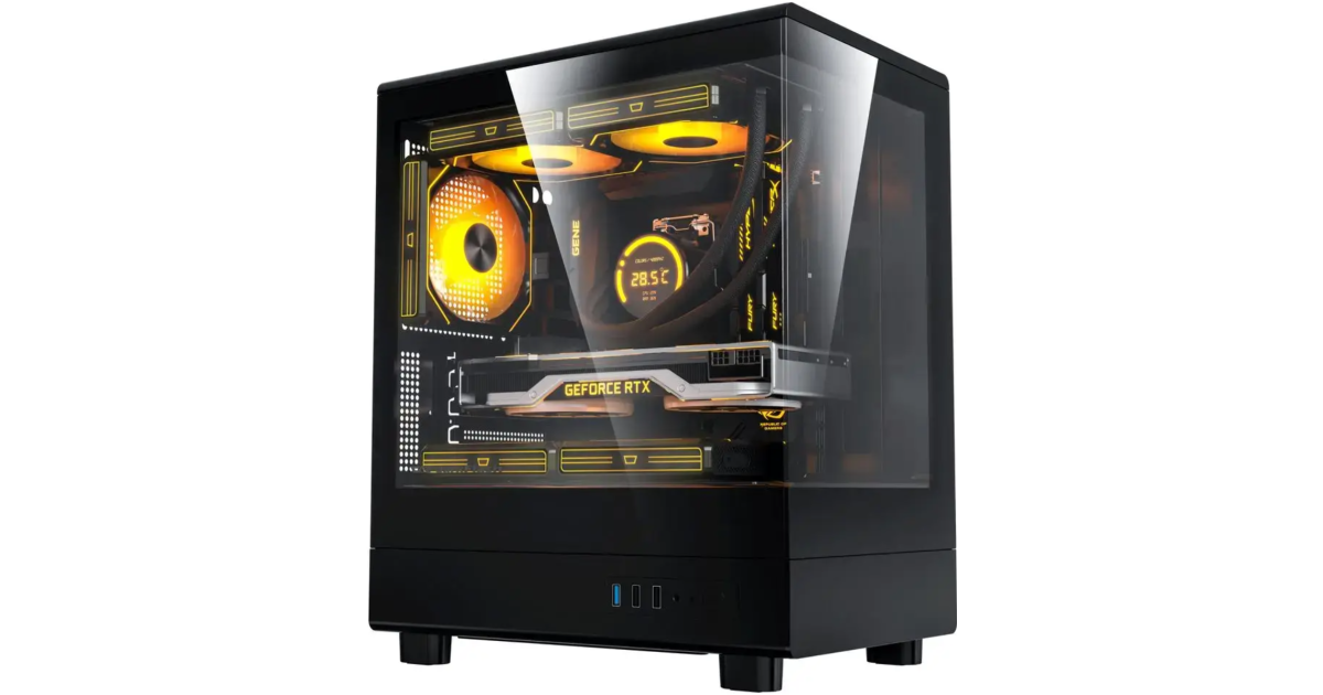 darkFlash DB330M Micro ATX Mid Tower Modern Aesthetic ARGB Gaming case ...