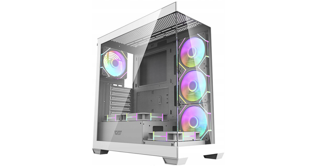 darkFlash DS900 ATX Mid Tower Modern Aesthetic ARGB Gaming case ...