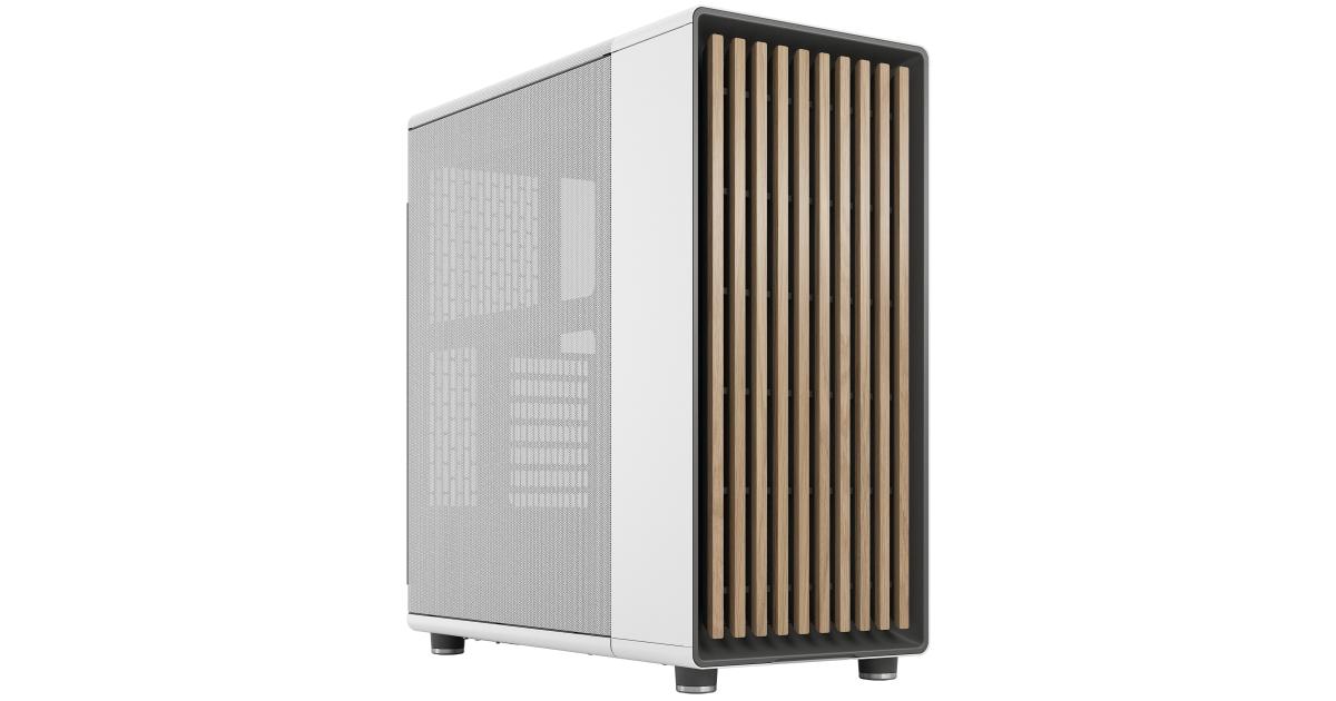 Fractal Design North (Chalk White Mesh Ventilated Side) Mid-Tower ...