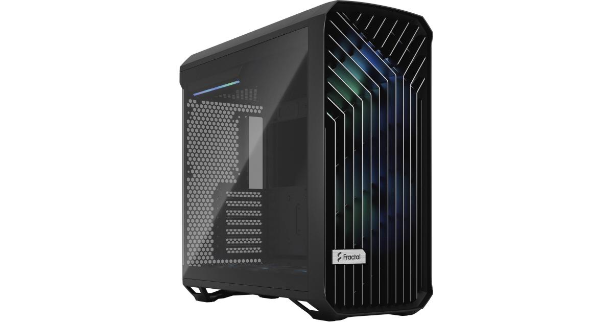Fractal Design Torrent (Gray TG Light Tint) Mid-Tower Tempered Glass ...