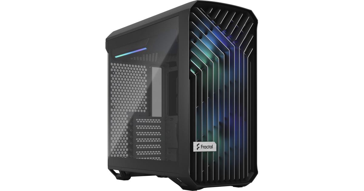 Fractal Design Torrent Compact (Black RGB TG Light Tint) Mid-Tower ...