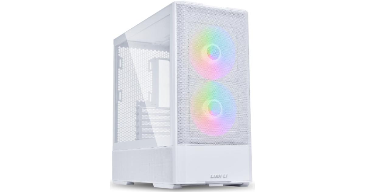 Lian Li LANCOOL 207 (207RW) MESH (White) ARGB ATX Mid Tower Tempered ...