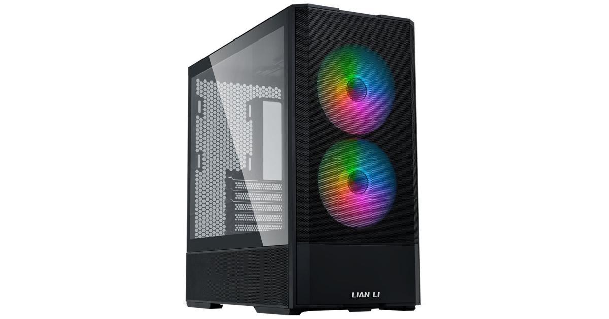 Lian Li LANCOOL 207 (207RX) MESH (Black) ARGB ATX Mid Tower Tempered ...