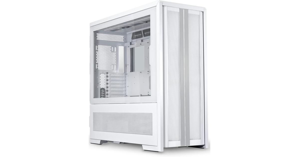 Lian Li V3000 Plus (White) EEB/EATX Full Tower Tempered Glass Case W/ 3 ...