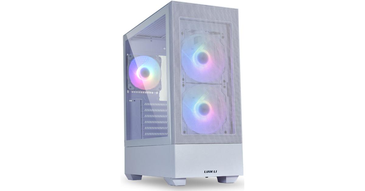 Lian Li LANCOOL 205 MESH C (White) ARGB ATX Mid Tower Tempered Glass ...
