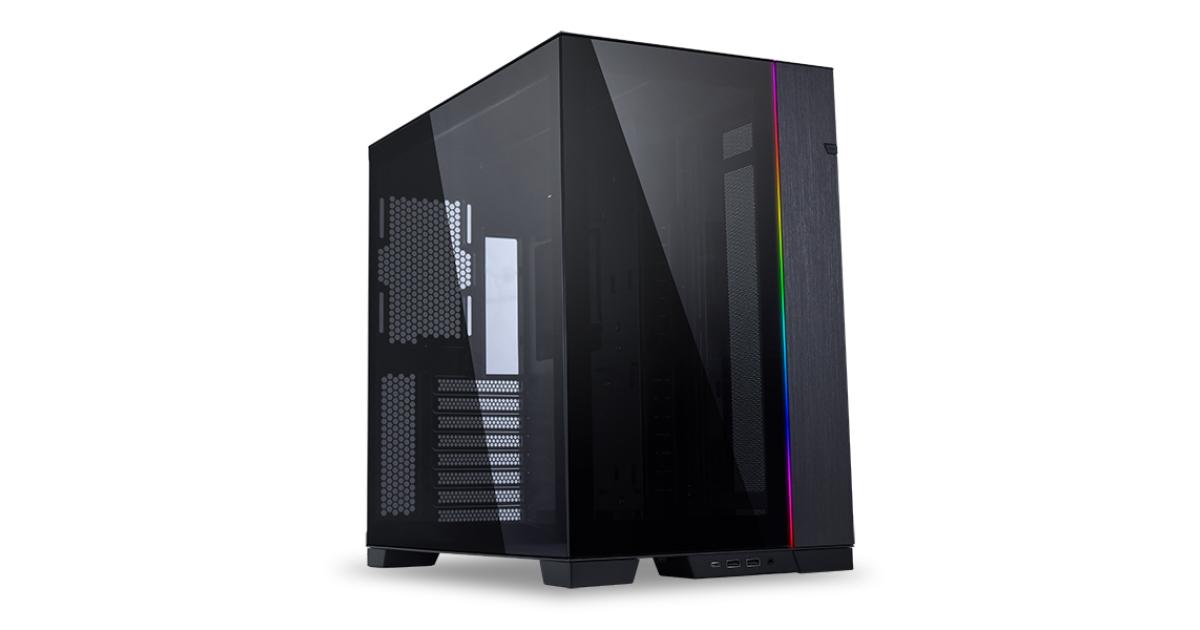 Lian Li O11 Dynamic EVO (Black) Mid Tower Tempered Glass Gaming Case w ...