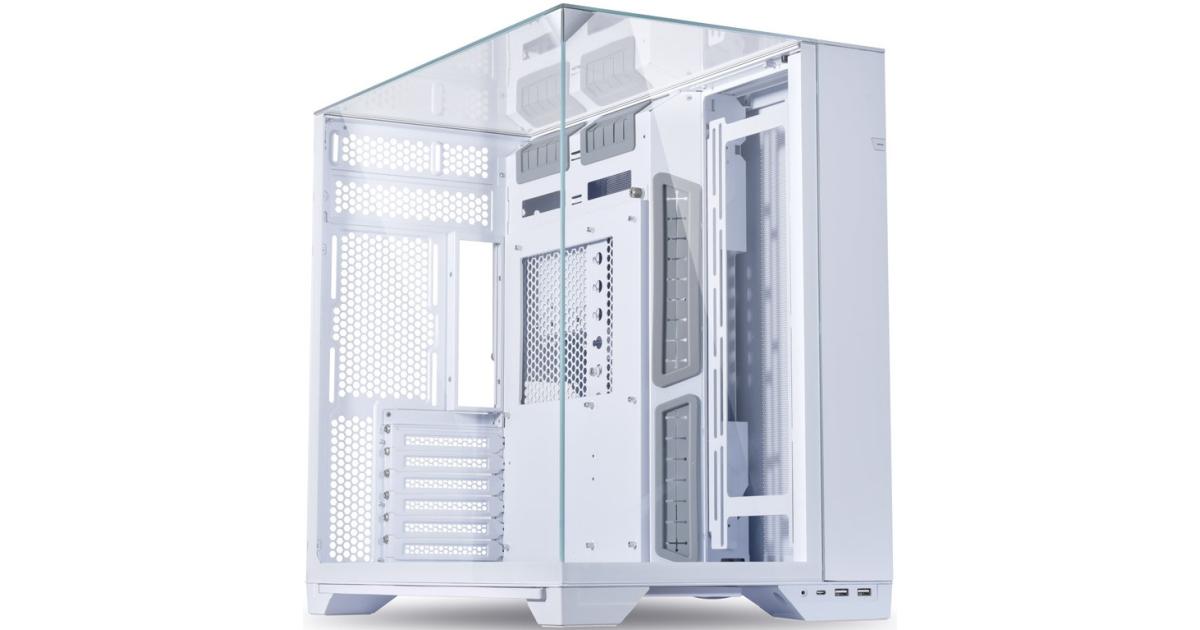 Lian Li O11 VISION (White) Cool & Clear ATX Mid Tower 3 Sided Tempered ...