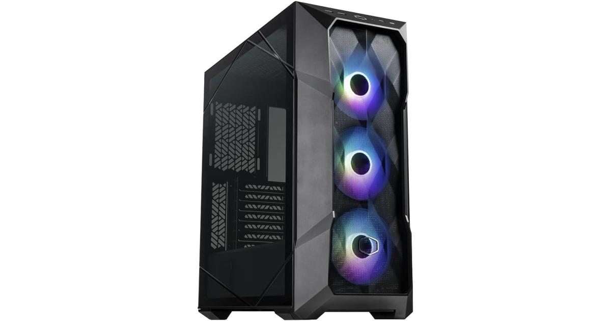 COOLER MASTER MASTERBOX TD500 MESH V2 (Black) ARGB Mid Tower Tempered ...
