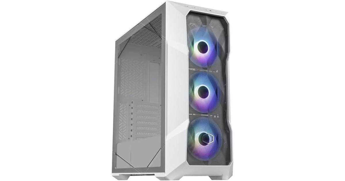 COOLER MASTER MASTERBOX TD500 MESH V2 (White) ARGB Mid Tower Tempered ...