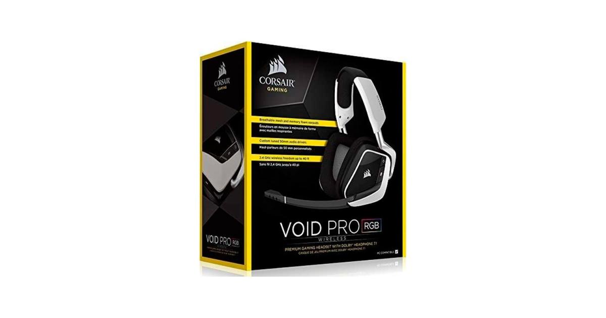 VOID PRO RGB Wireless Premium Gaming Headset with Dolby® Headphone 7.1 ...