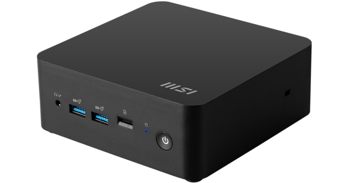 MSI Cubi 1M Mini PC, Portable Mini PC Desktop, Intel Core 3 100U, (No ...