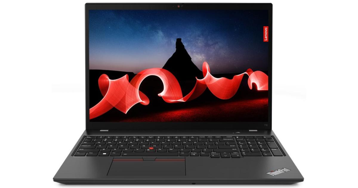 Lenovo ThinkPad T16 Gen 2 (Intel) Thunder Black Laptop, 16" WUXGA FHD+ ...