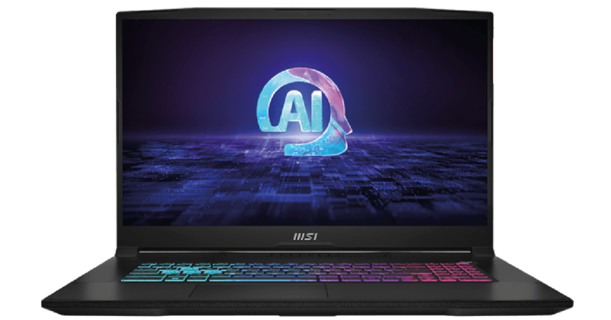 MSI Cyborg Katana A17 AI B8VG Gaming Laptop 17.3" FHD 144Hz IPS, AMD ...