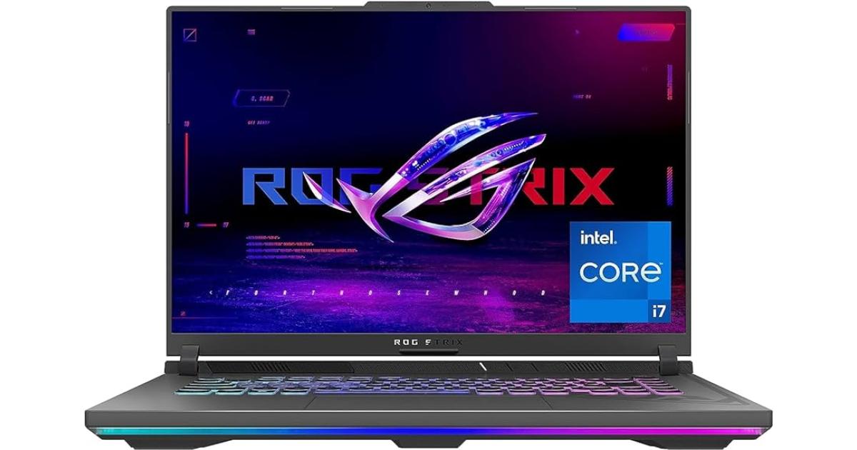 ASUS ROG Strix G16 (2023) 16" FHD+ 165Hz IPS, 13th Gen Intel Core i7 ...