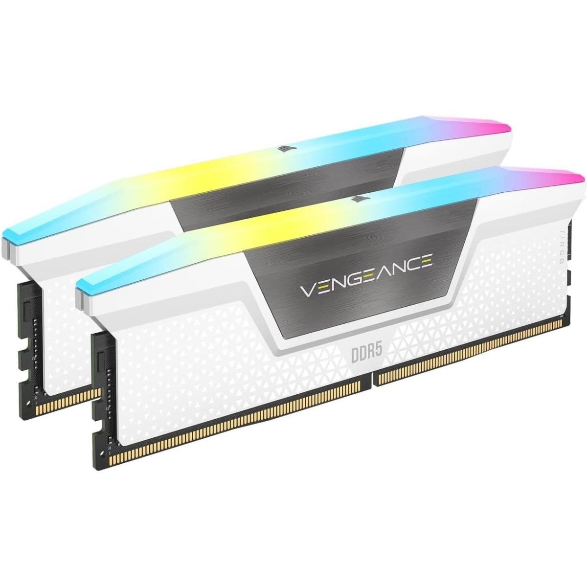 CORSAIR VENGEANCE RGB 32GB 2x16GB DDR5 RAM 6000MT s CL30 Memory Kit