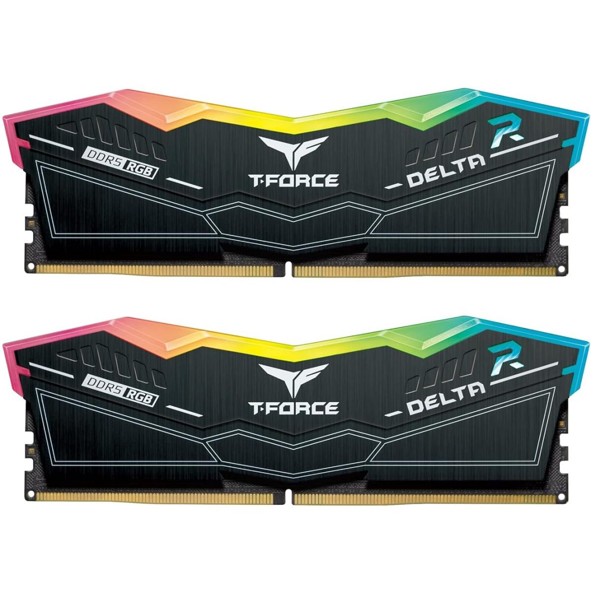TEAMGROUP T-Force Delta RGB 32GB Kit (2x16) 6000MHz CL30 DDR5 Desktop ...
