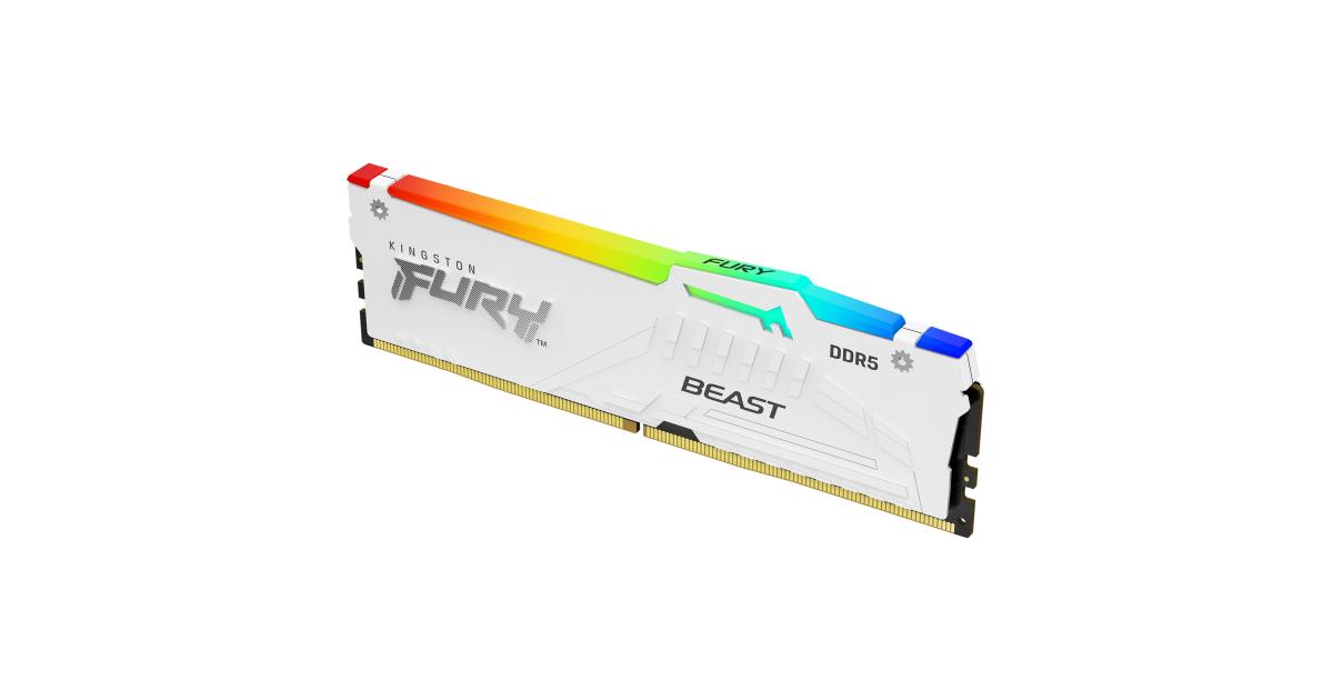 KingSton Fury Beast RGB Single 16GB DDR5 5600MT/s-CL36 Desktop Memory | KingSton FURY Beast DDR5 ...