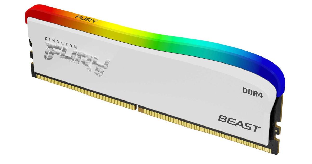 KingSton Fury Beast Single 16GB DDR4 3600MT/s-CL18 RGB Desktop Memory ...