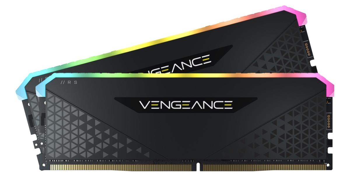 CORSAIR VENGEANCE RGB RS 16GB (2 x 8GB) DDR4 RAM 3200MHz CL16 Memory ...