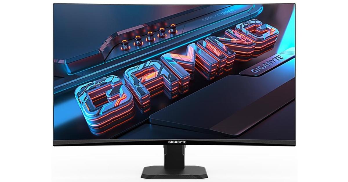 GIGABYTE (GS27FC) 27" FHD 1080p Curved Gaming Monitor, VA, 180Hz, 1ms ...