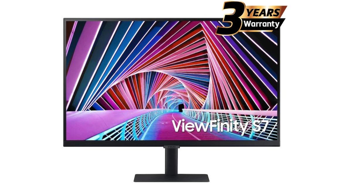 Samsung S7 (A700) 27" 4K UHD IPS Flat Business Monitor, 60HZ, 5MS,10 ...