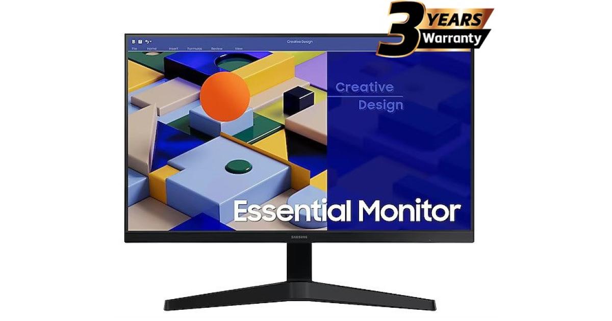 Samsung S3 Essential (C310) 24" Full-HD, IPS Flat Monitor, 75HZ, AMD ...