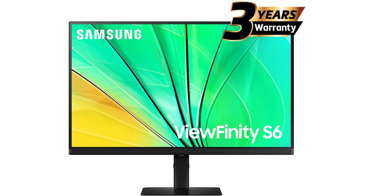 Samsung ViewFinity S6 (D606) 27" 2K QHD (2560 x 1440) Flat Business ...