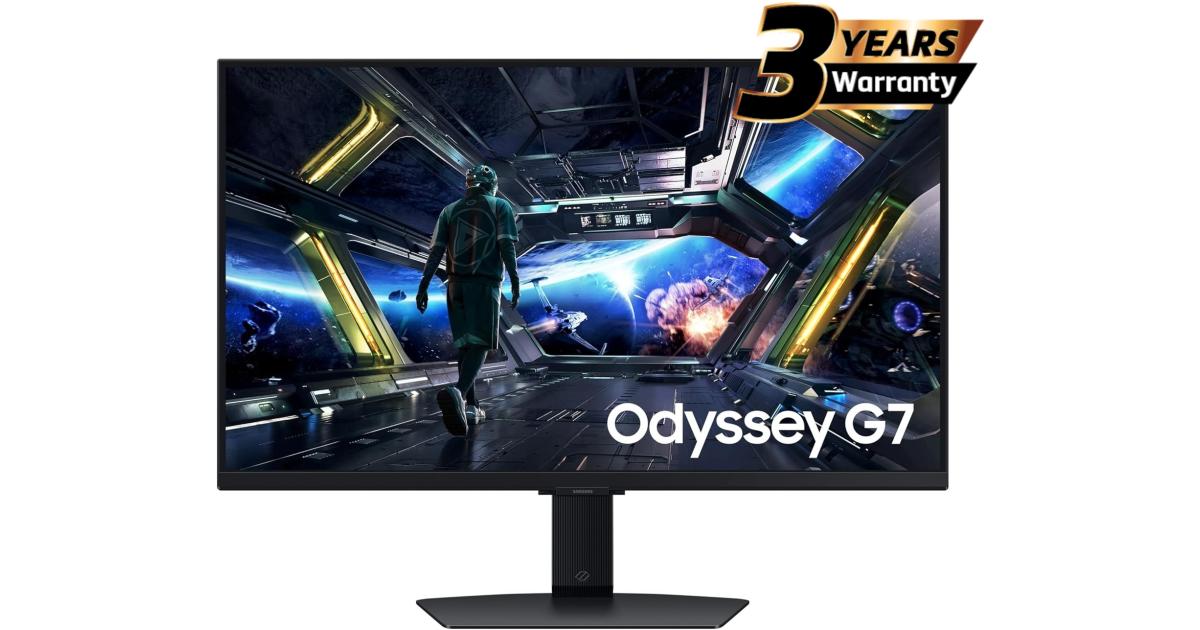 Samsung Odyssey G7 (2025) Smart Tizen (DG702) 27" Flat Monitor Fast IPS ...
