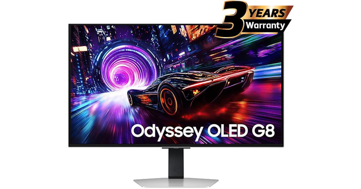 Samsung Odyssey OLED G8 (Non Smart) (FG810) 27" Flat Monitor 4K (3840 x ...