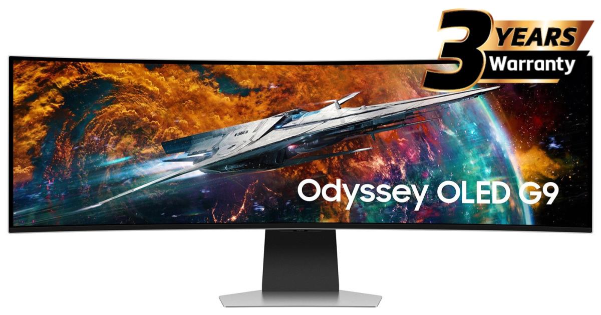 Samsung Odyssey OLED G9 (CG95) 49" DQHD Curved Smart Gaming Monitor w ...