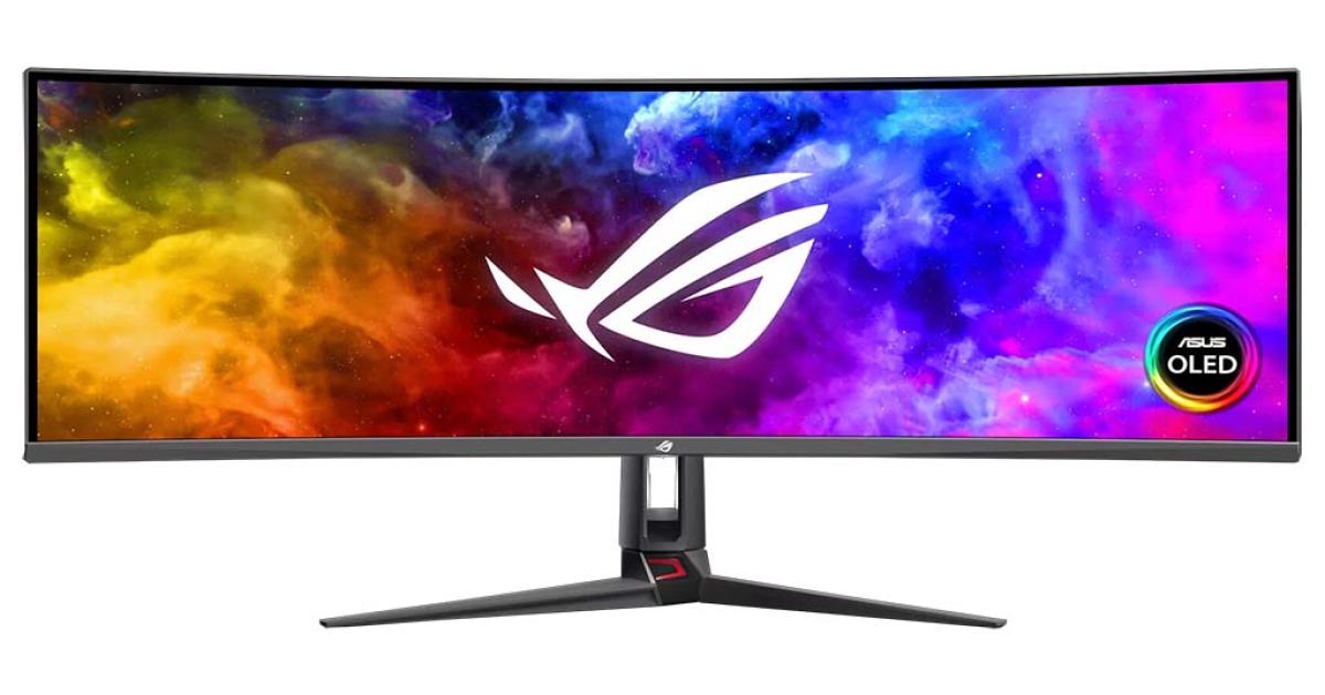 ASUS ROG Swift OLED PG49WCD 49" DQHD Curved Gaming Monitor (QD OLED ...