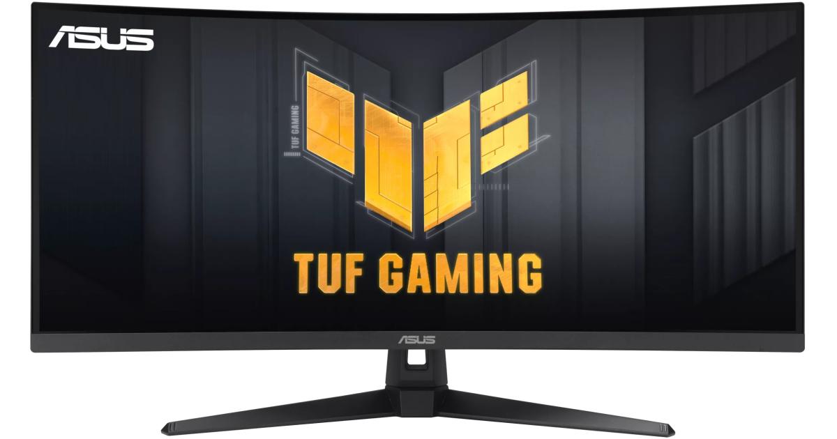 ASUS TUF Gaming VG34VQ3B Gaming Monitor 34" WQHD (3440x1440), Curved ...