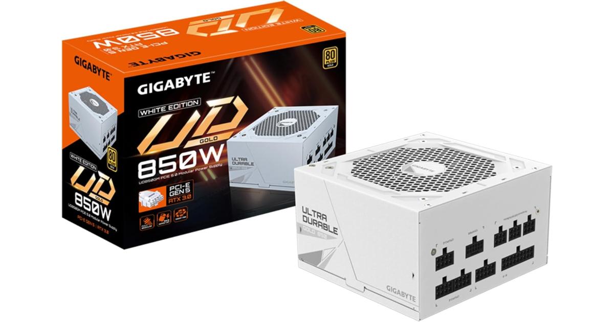 GIGABYTE UD850GM PG5 850W (ATX 3.0) PCIE 5.0 (12VHPWR) 80 Plus Gold ...