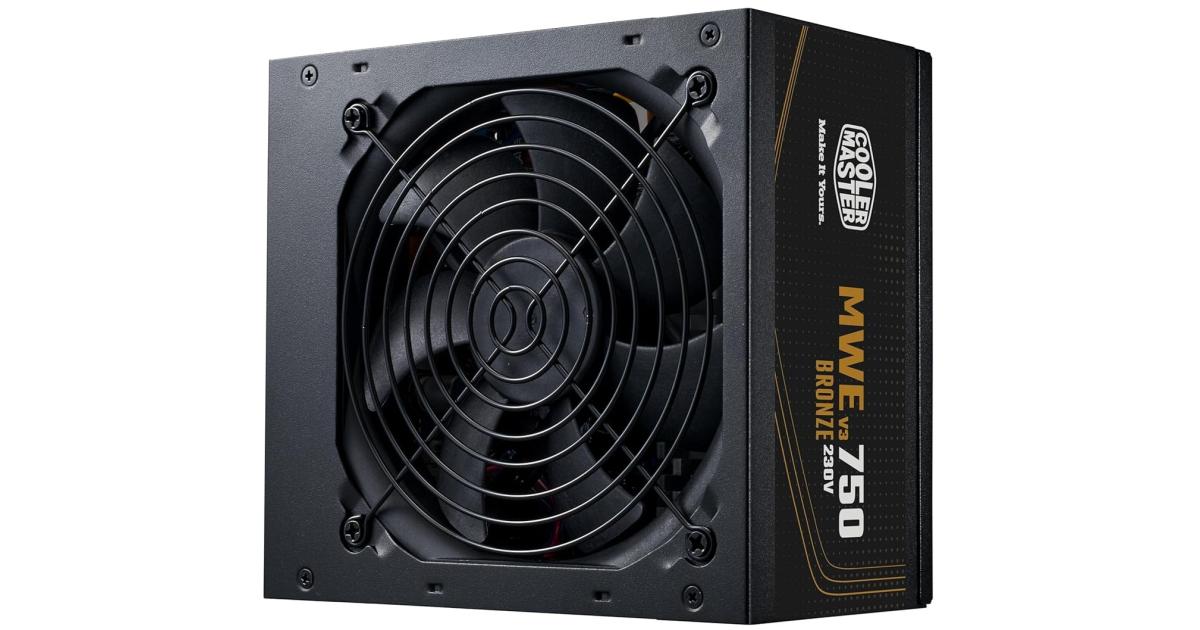 Cooler Master MWE Bronze 750 V3 230V (ATX 3.1) 750W 80 Plus Bronze ...