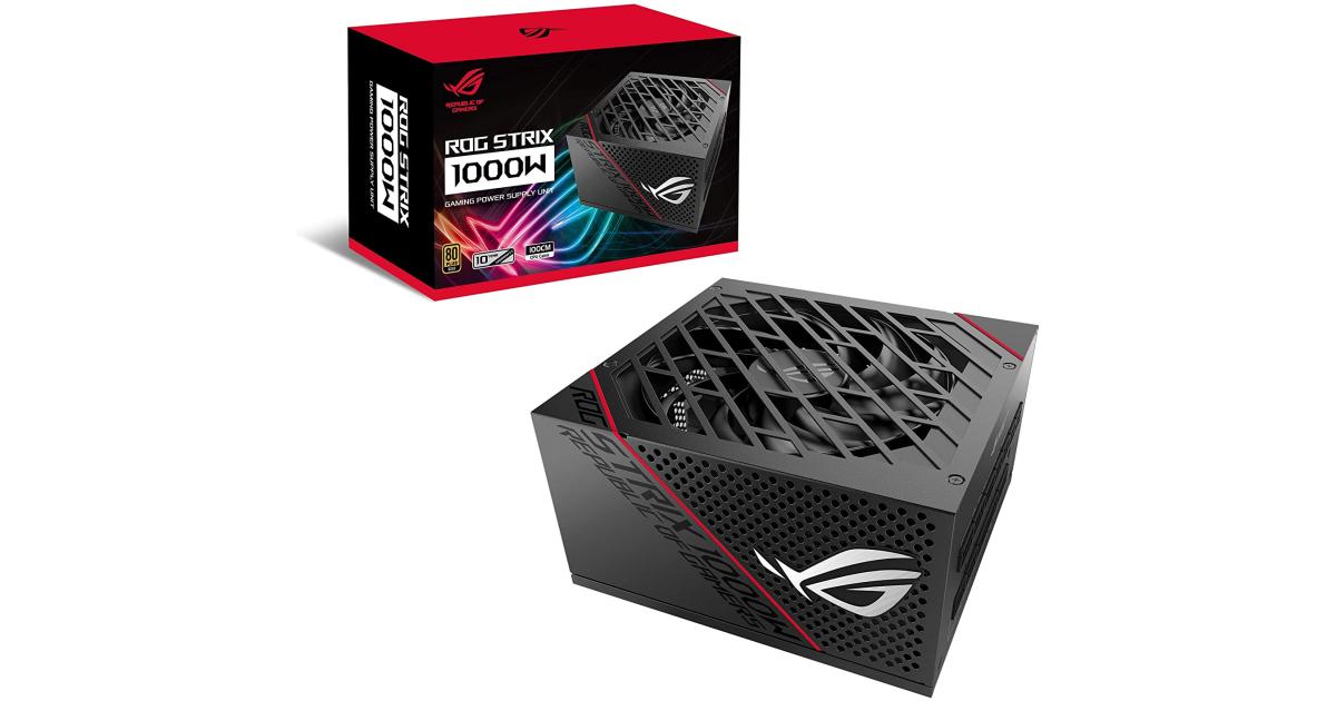 ASUS ROG Strix 1000W 80+ Gold Power Supply, Fully Modular Cables | ROG ...