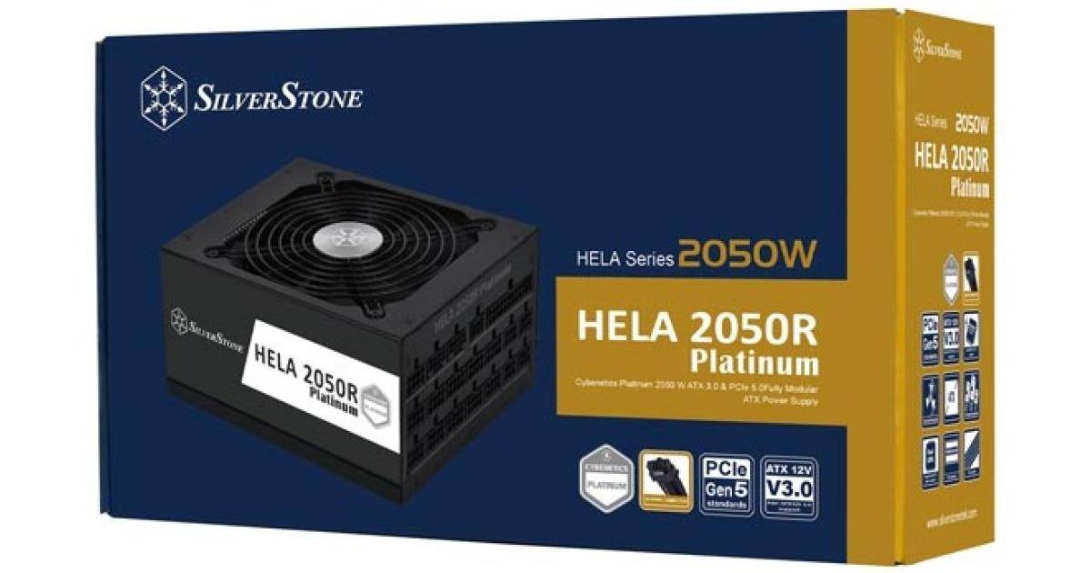SilverStone HELA 2050R Platinum 2050W (ATX 3.0) PCIE 5.0 (12VHPWR) 80 ...