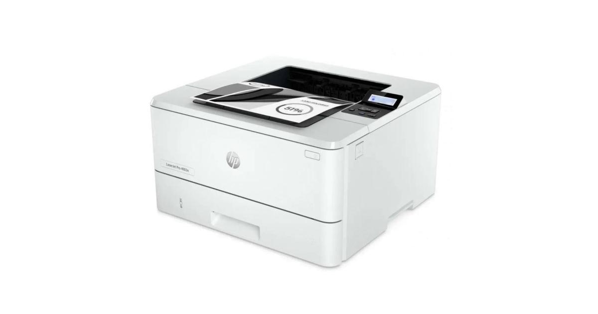 HP LaserJet Pro 4003n Black Laser Printer (Prin Only) w/ LCD Graphic ...