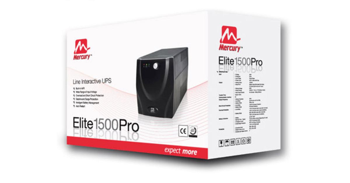 Mercury Elite 1500Pro Line Interactive Ups | ELITE1500 PRO | OS | Jordan